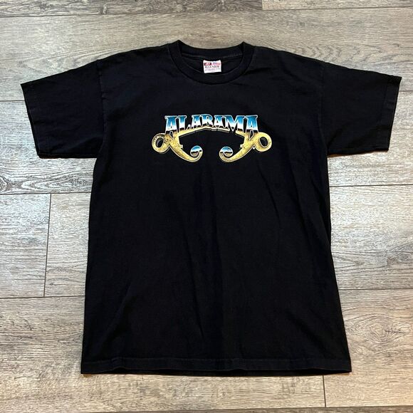 Bayside | Shirts | Vintage Alabama Southern Drawl Concert Black Tshirt ...
